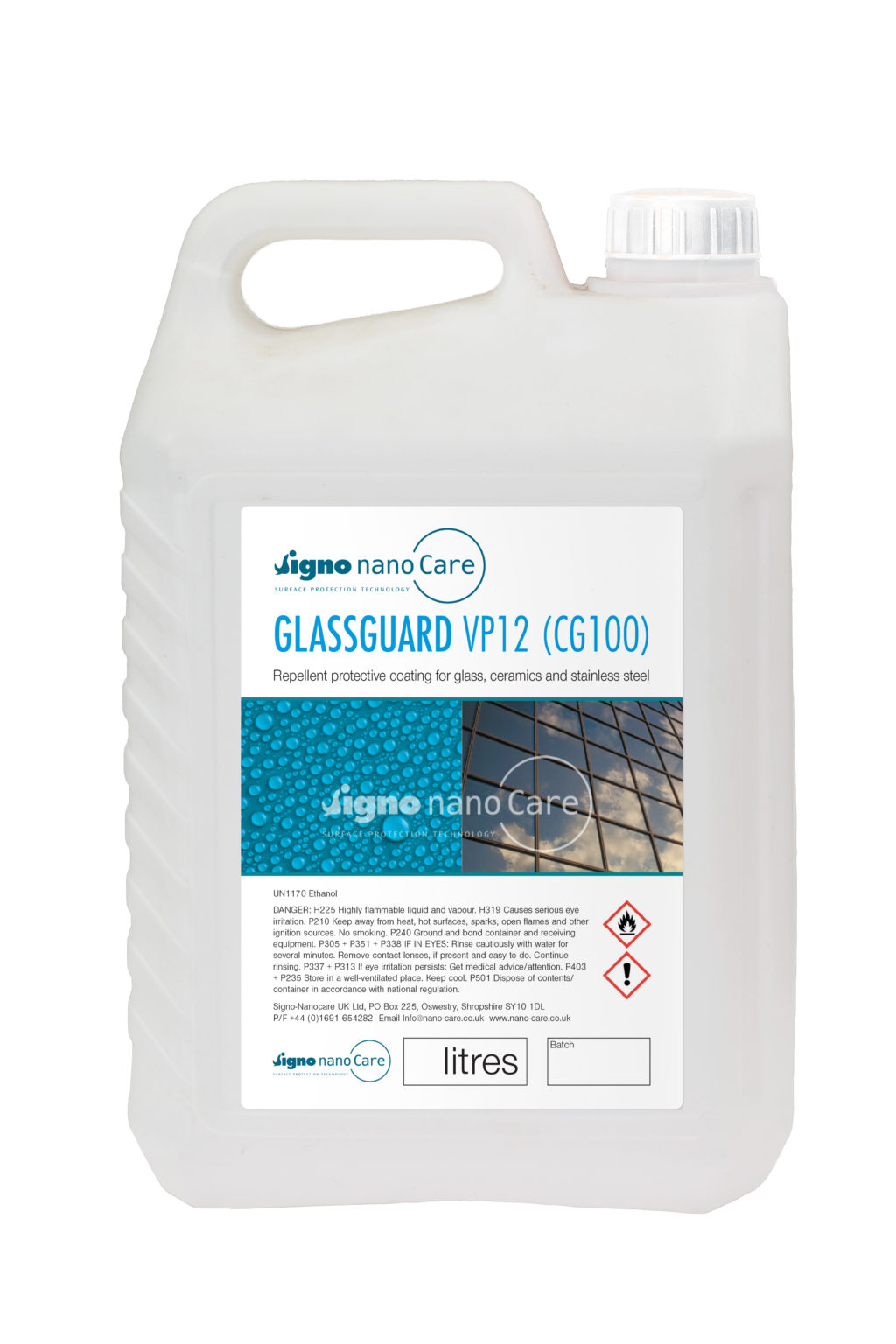 Glassguard™ (VP12) Easy Clean Glass Coating - Nano-Care